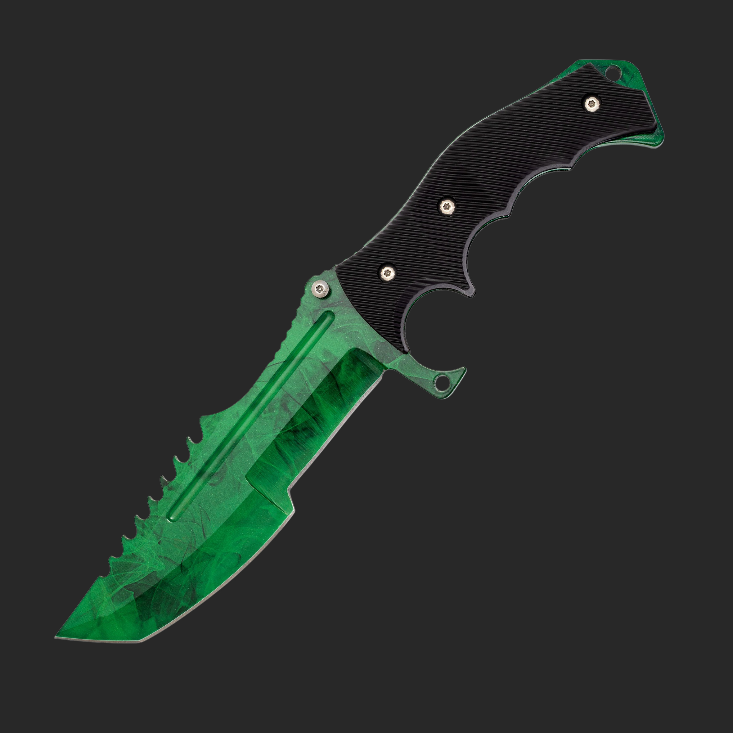 Test + Huntsman Emerald | Real CS2 custom made IRL by LootKnife